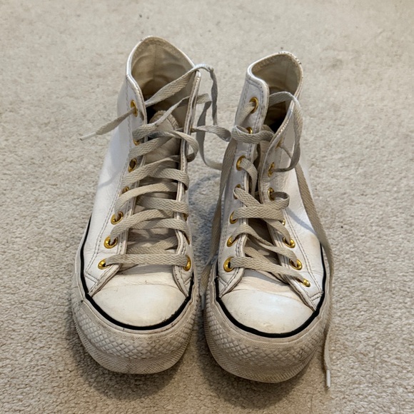 Converse | Shoes | Platform White Converse | Poshmark